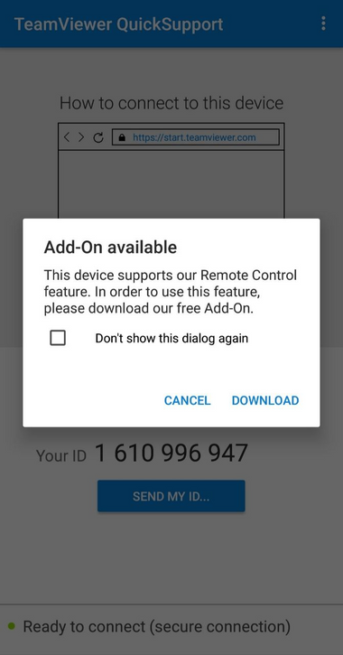 Remote installation with QuickSupport (Android) – Help Center